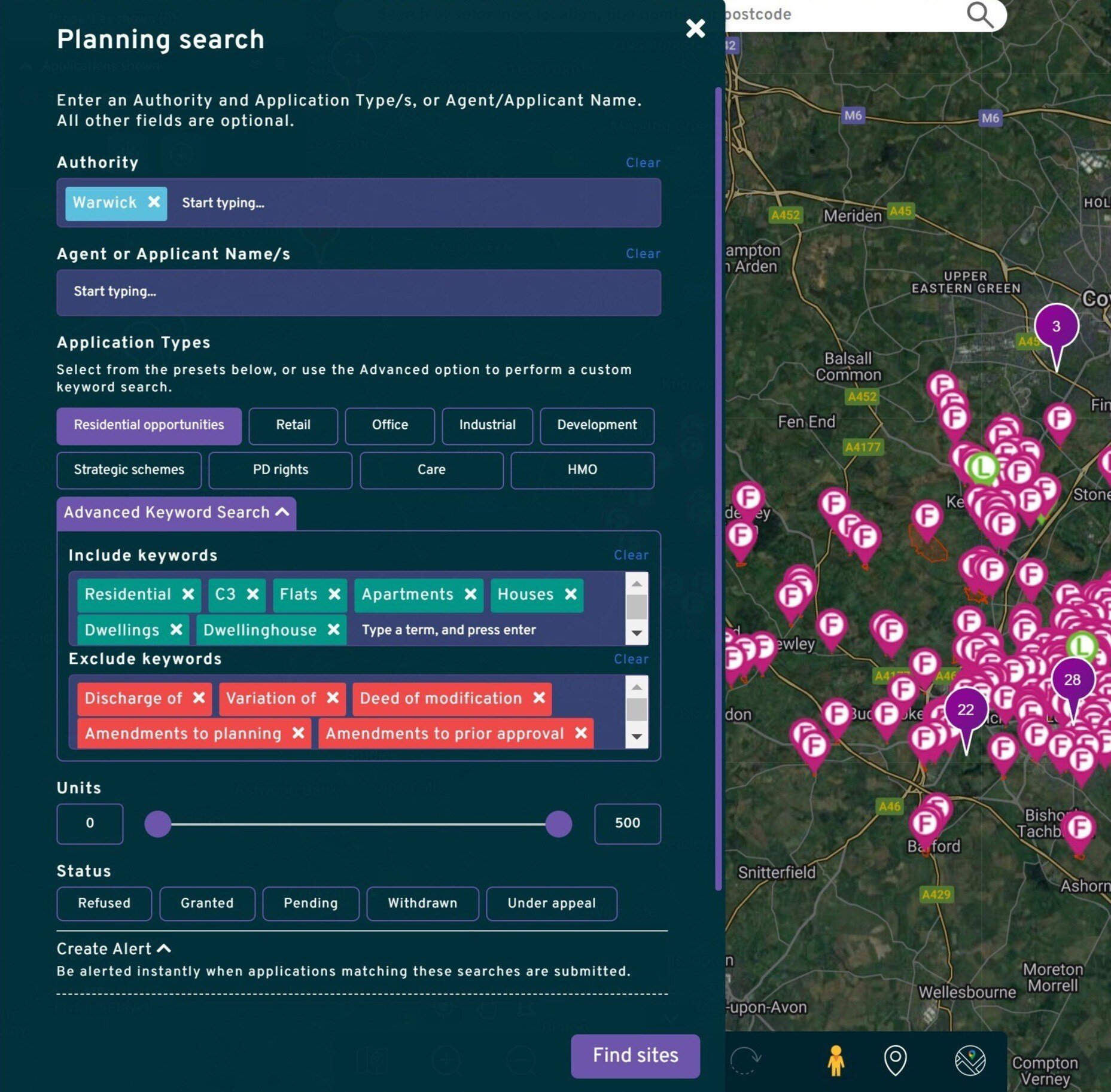 Nimbus | Feature - Planning applications